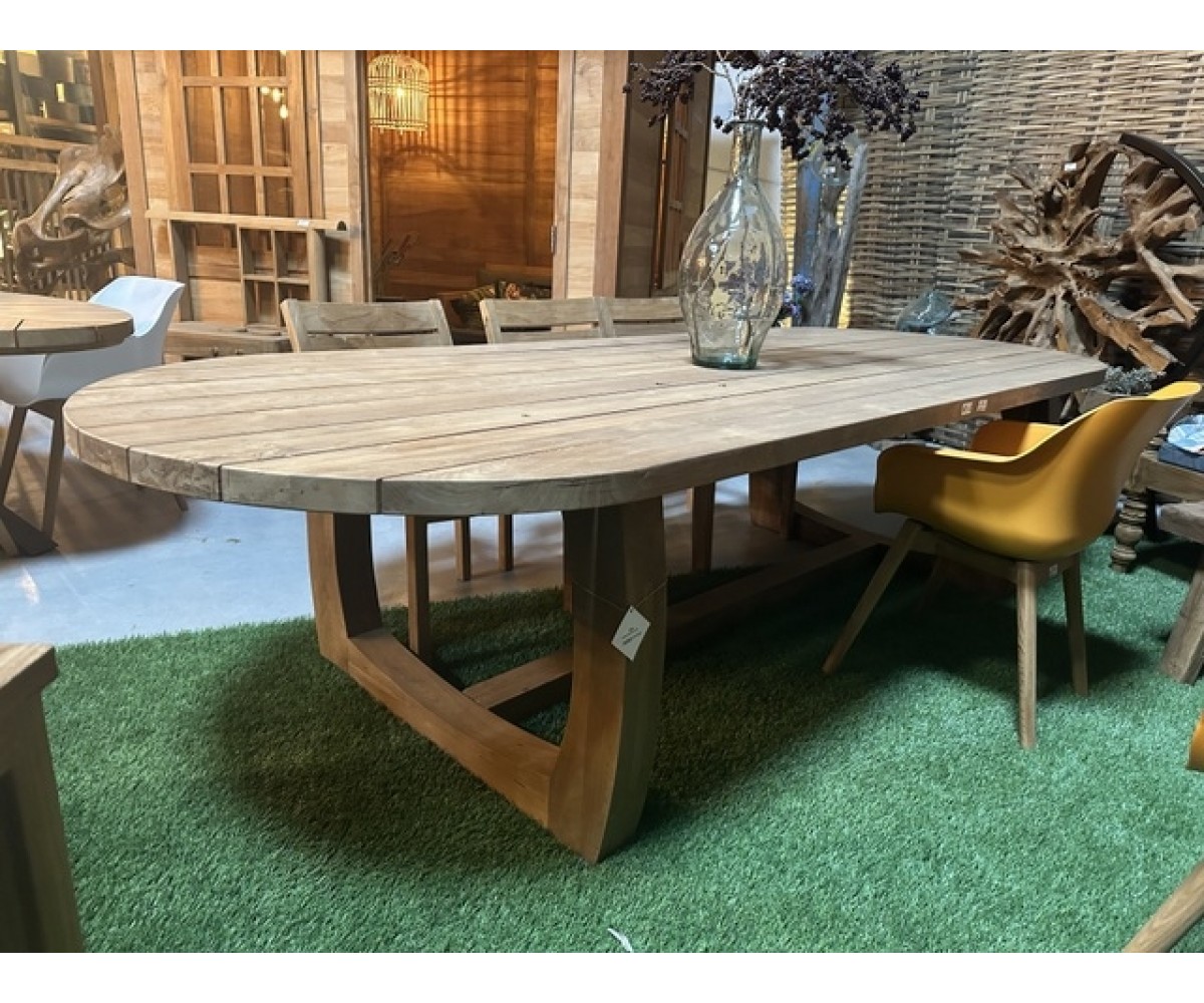 Gartentisch Massivholz, Holz Gartentisch, Länge 320 cm