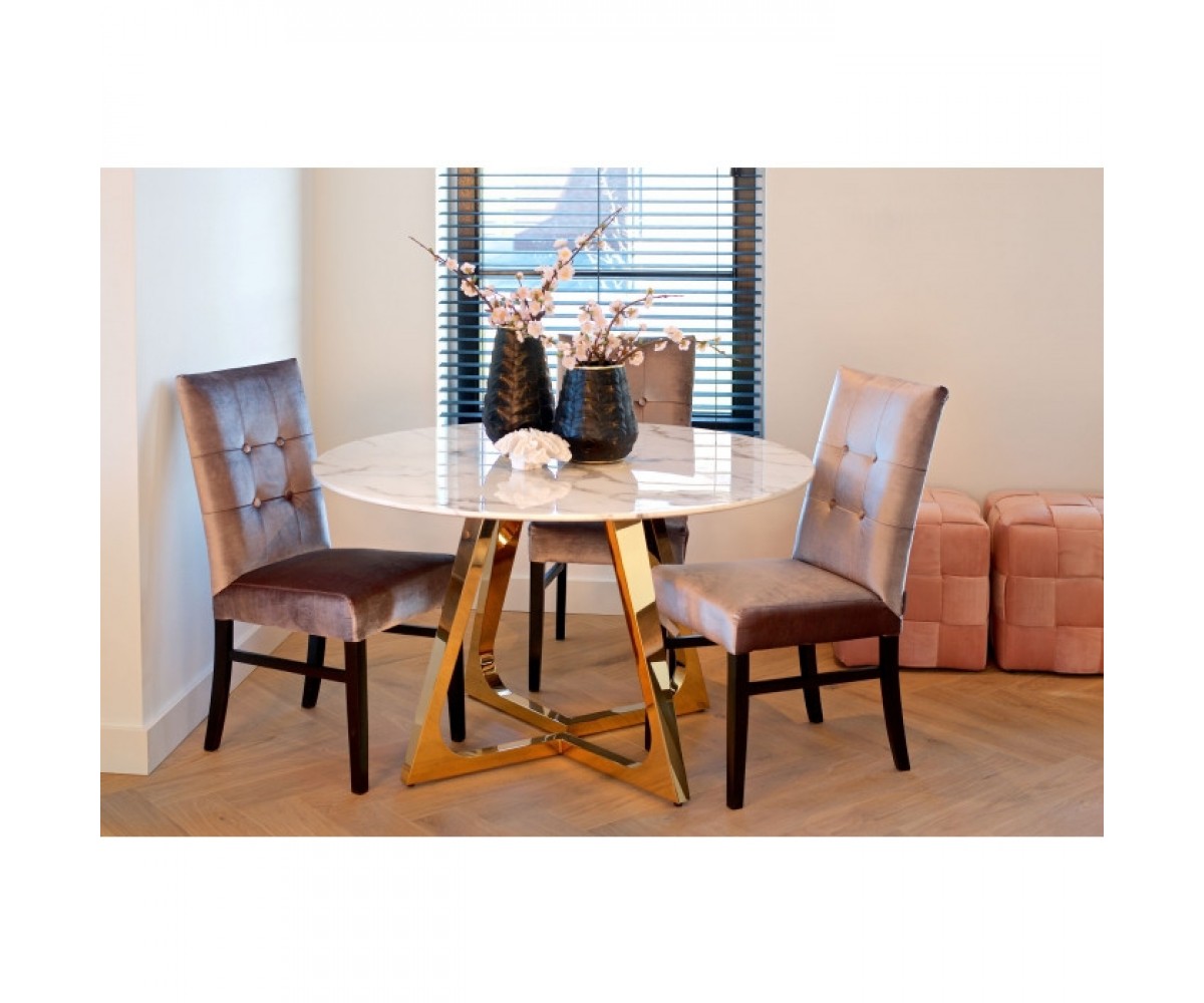 Esstisch Marmoroptik Gold
